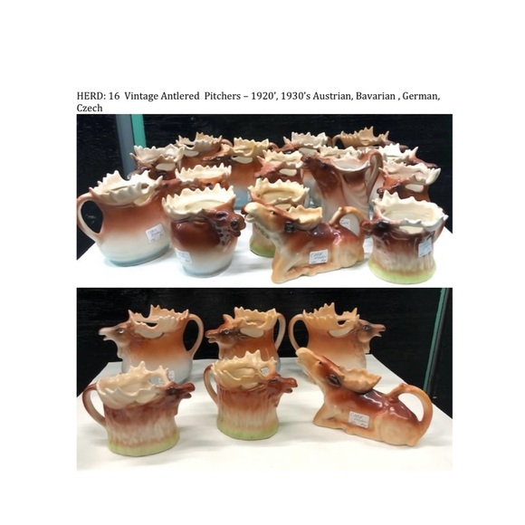 cerramics | Dining | Vintage Eastern European Moose Creamerpitchers 1 ...